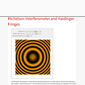 Michelson Interferometer and Haidinger Fringes