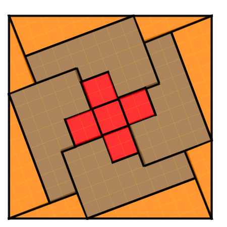 The Mystery of the Disappearing Square - Wolfram Demonstrations Project