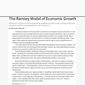 The Ramsey Model of Economic Growth