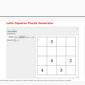Latin Squares Puzzle Generator