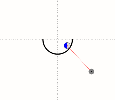 Pendulum Hanging from Rolling Disk - Wolfram Demonstrations Project