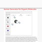 Isomer Generator for Organic Molecules