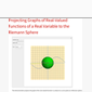 Projecting Graphs of Real-Valued Functions of a Real Variable to the ...
