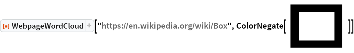 WebpageWordCloud | Wolfram Function Repository