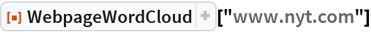 WebpageWordCloud | Wolfram Function Repository