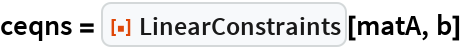 LinearConstraints | Wolfram Function Repository