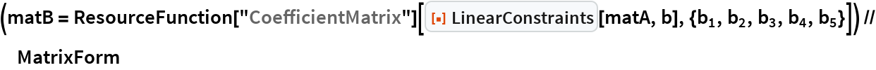LinearConstraints | Wolfram Function Repository