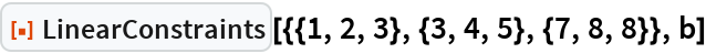 LinearConstraints | Wolfram Function Repository