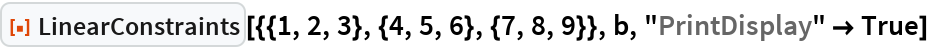 LinearConstraints | Wolfram Function Repository