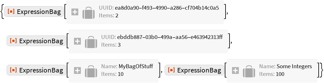 ExpressionBag | Wolfram Function Repository
