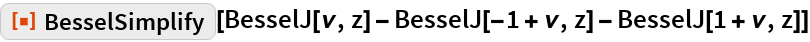 BesselSimplify | Wolfram Function Repository