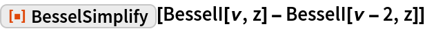 BesselSimplify | Wolfram Function Repository