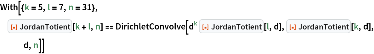 JordanTotient | Wolfram Function Repository