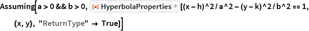 HyperbolaProperties | Wolfram Function Repository