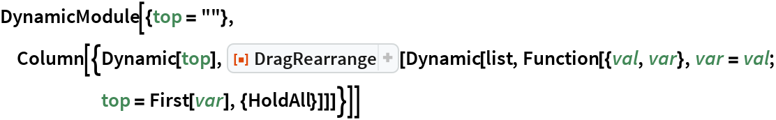 DragRearrange | Wolfram Function Repository