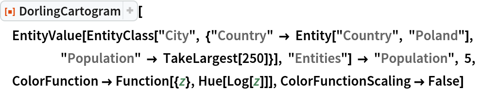 DorlingCartogram | Wolfram Function Repository
