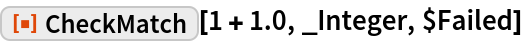 CheckMatch | Wolfram Function Repository