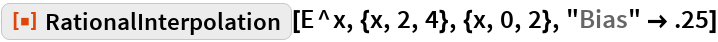 RationalInterpolation | Wolfram Function Repository