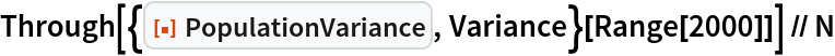 PopulationVariance | Wolfram Function Repository