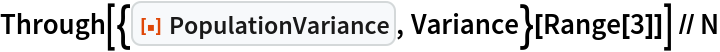 PopulationVariance | Wolfram Function Repository