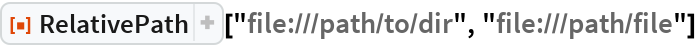 RelativePath | Wolfram Function Repository