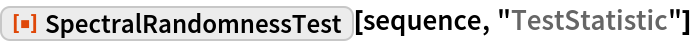SpectralRandomnessTest | Wolfram Function Repository