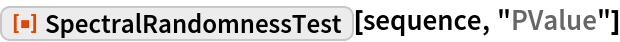SpectralRandomnessTest | Wolfram Function Repository