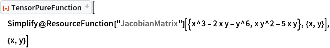 TensorPureFunction | Wolfram Function Repository