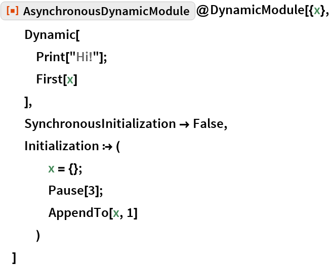 AsynchronousDynamicModule | Wolfram Function Repository
