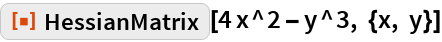 HessianMatrix | Wolfram Function Repository