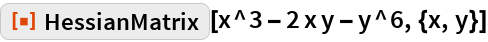 HessianMatrix | Wolfram Function Repository