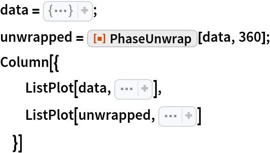 PhaseUnwrap | Wolfram Function Repository
