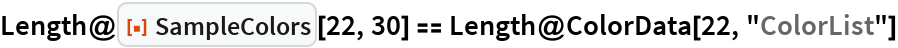 SampleColors | Wolfram Function Repository