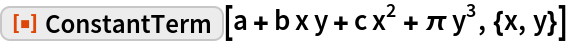 ConstantTerm | Wolfram Function Repository