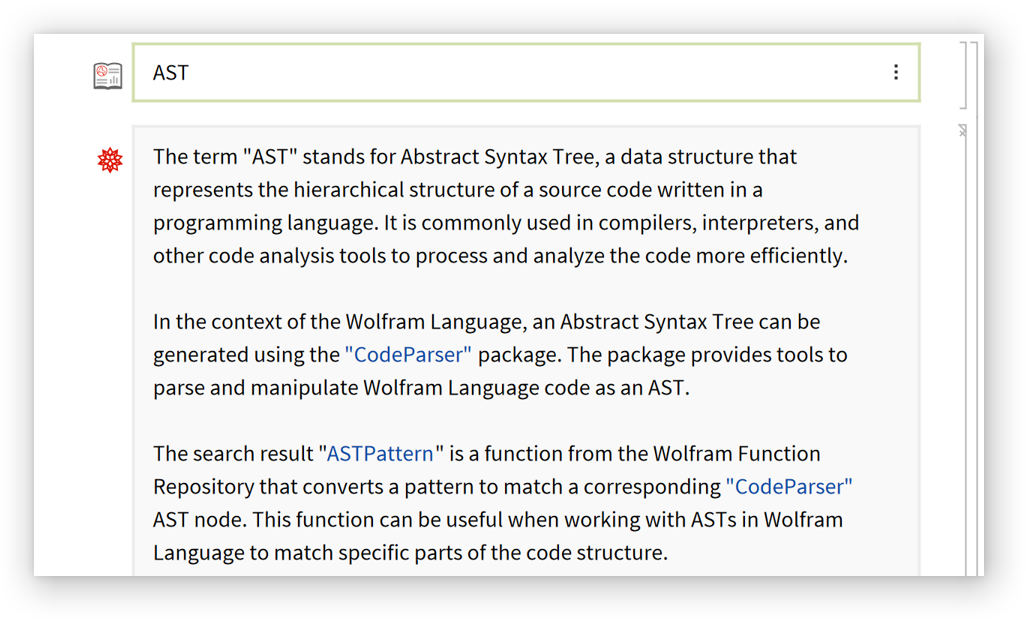 Chatbook | Wolfram Language Paclet Repository