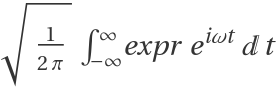 NFourierTransform | Wolfram Function Repository