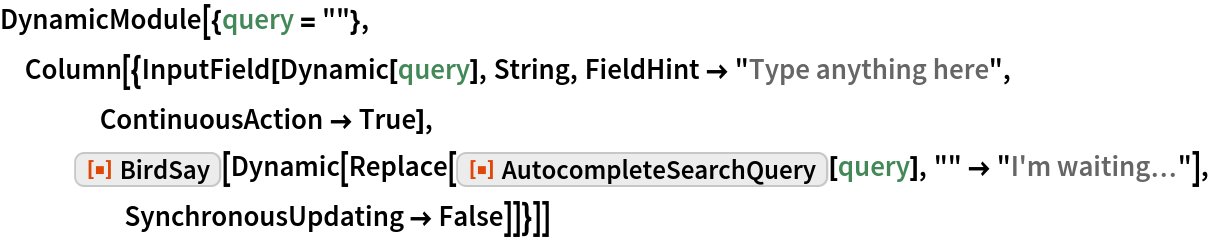 AutocompleteSearchQuery | Wolfram Function Repository