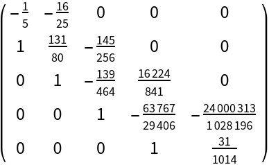 TridiagonalCompanionMatrix | Wolfram Function Repository