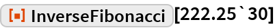 InverseFibonacci | Wolfram Function Repository