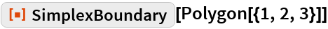 SimplexBoundary | Wolfram Function Repository