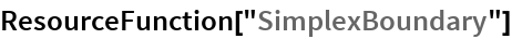 SimplexBoundary | Wolfram Function Repository