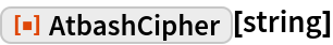 AtbashCipher | Wolfram Function Repository