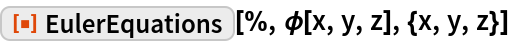 EulerEquations | Wolfram Function Repository