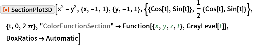 SectionPlot3D | Wolfram Function Repository