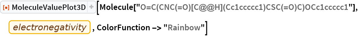 MoleculeValuePlot3D | Wolfram Function Repository