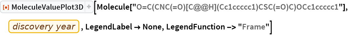 MoleculeValuePlot3D | Wolfram Function Repository
