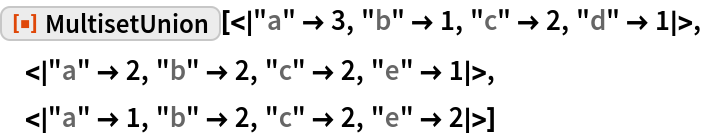 MultisetUnion | Wolfram Function Repository