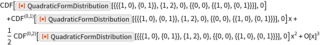 QuadraticFormDistribution | Wolfram Function Repository