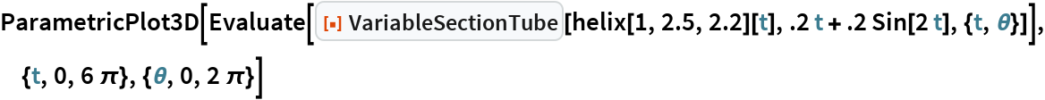 VariableSectionTube | Wolfram Function Repository