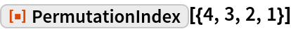 PermutationIndex | Wolfram Function Repository